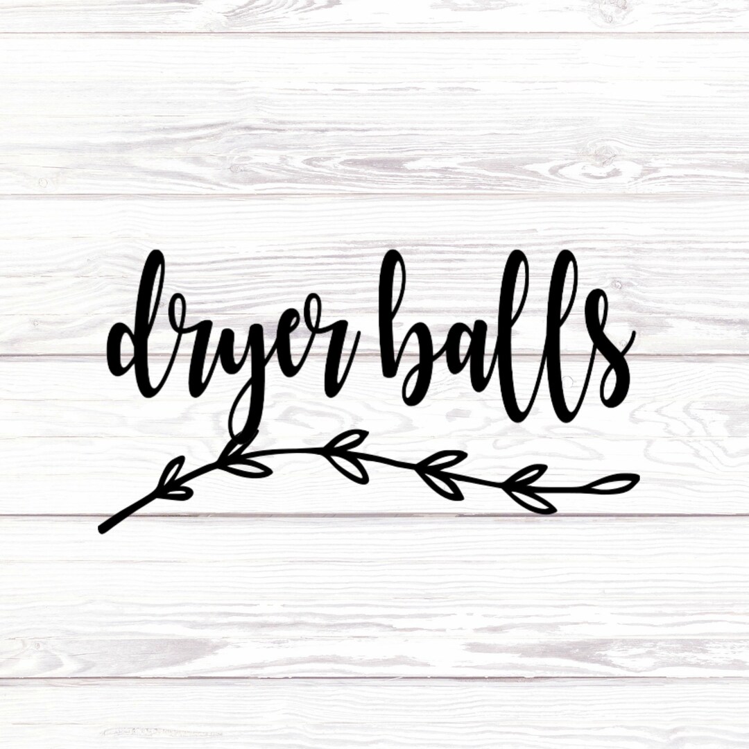 Dryer Balls Decal, Laundry Label Decals, Bottle Labels, Custom Labels ...