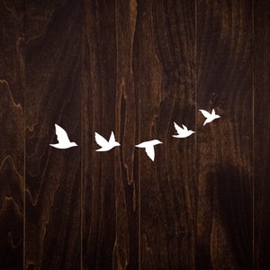 Flying Birds Decal, Mirror Decal, Bird Sticker, Window Decal, Car Decal ...