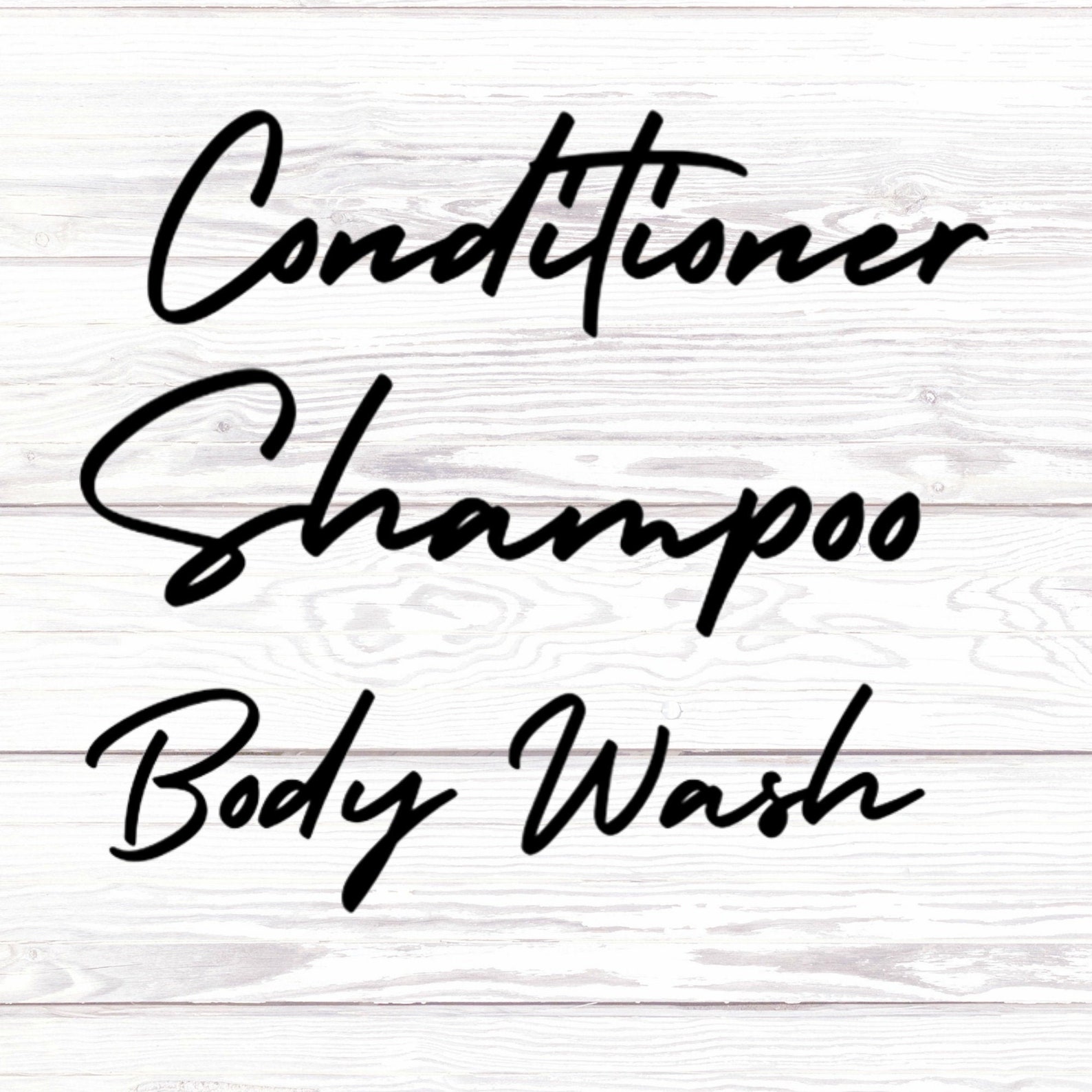 Shampoo Conditioner Body Wash Labels/bathroom Labels/hand Soap Label ...