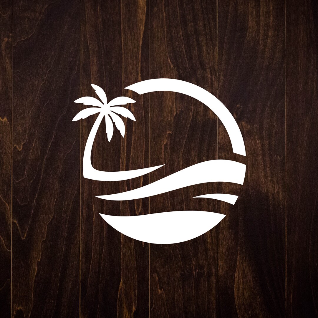 Ocean Wave Vinyl Decal, Beach Decal, Wave Sticker, Surf Decal, Sea Wave ...