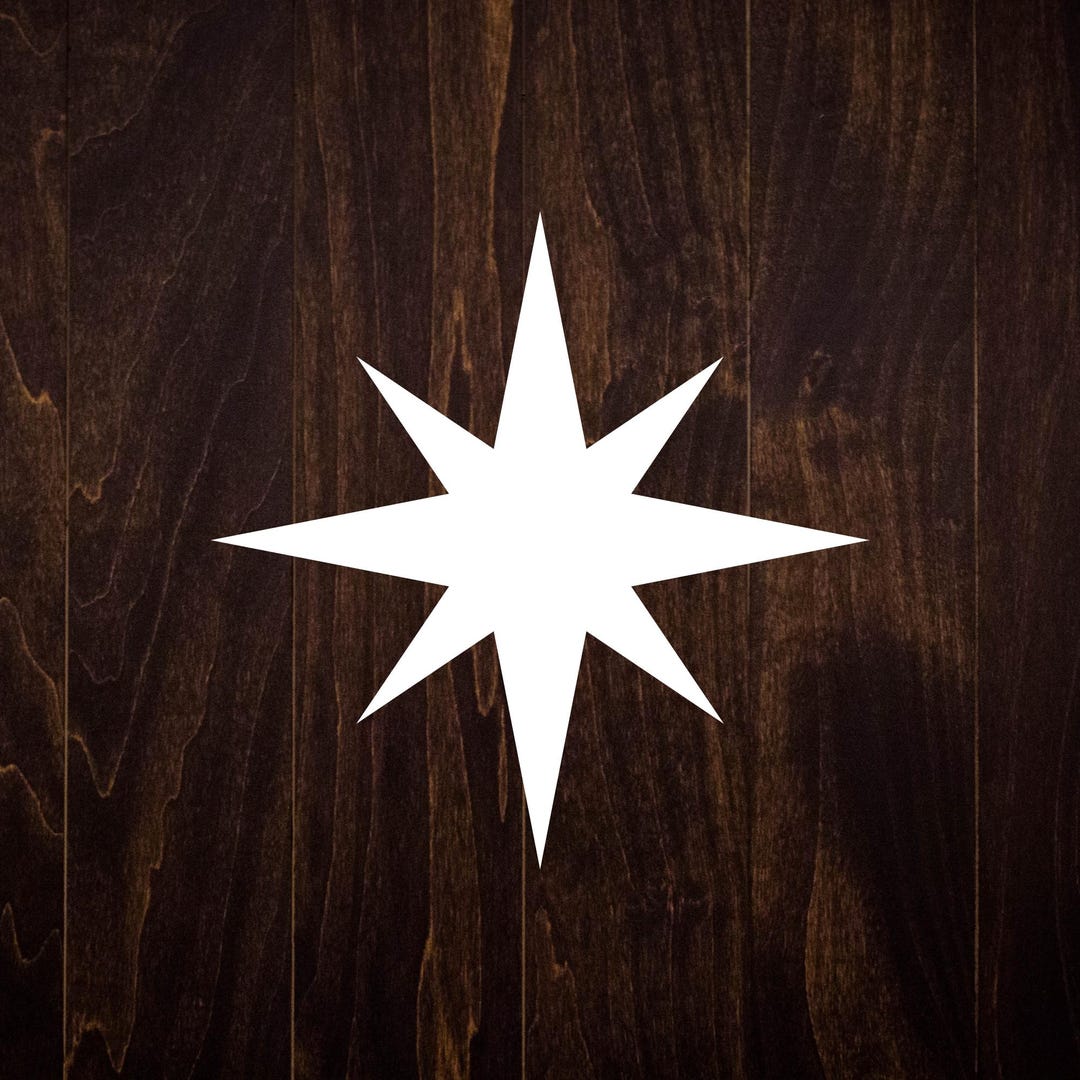 Mid Century Starburst Vinyl Decal: Retro Atomic Wall Sticker - Etsy