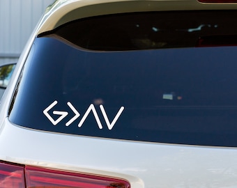 Pray Arrows God is Greater Than the Highs and the Lows Decal Car Decal ...