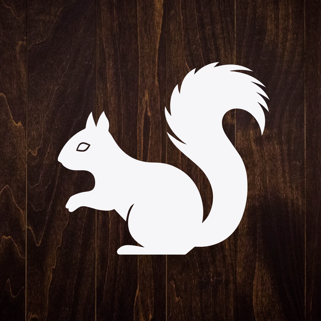 Squirrel Decal, Car Decal, Laptop Decal, Vinyl Decal, Easter Egg Decal ...
