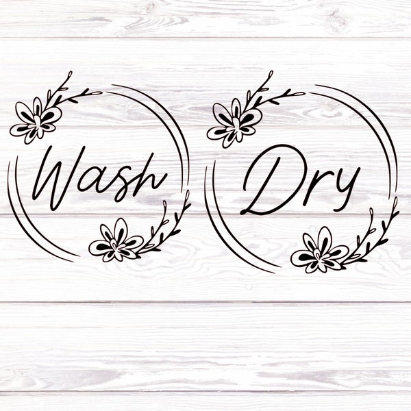 Washer Dryer Decal - Etsy