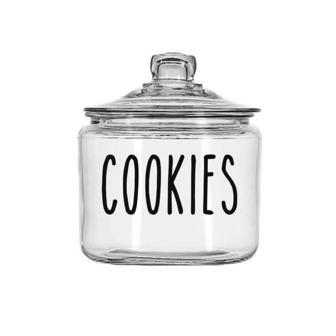 Cookie Jar Label, Vinyl Decal , Sticker - Etsy