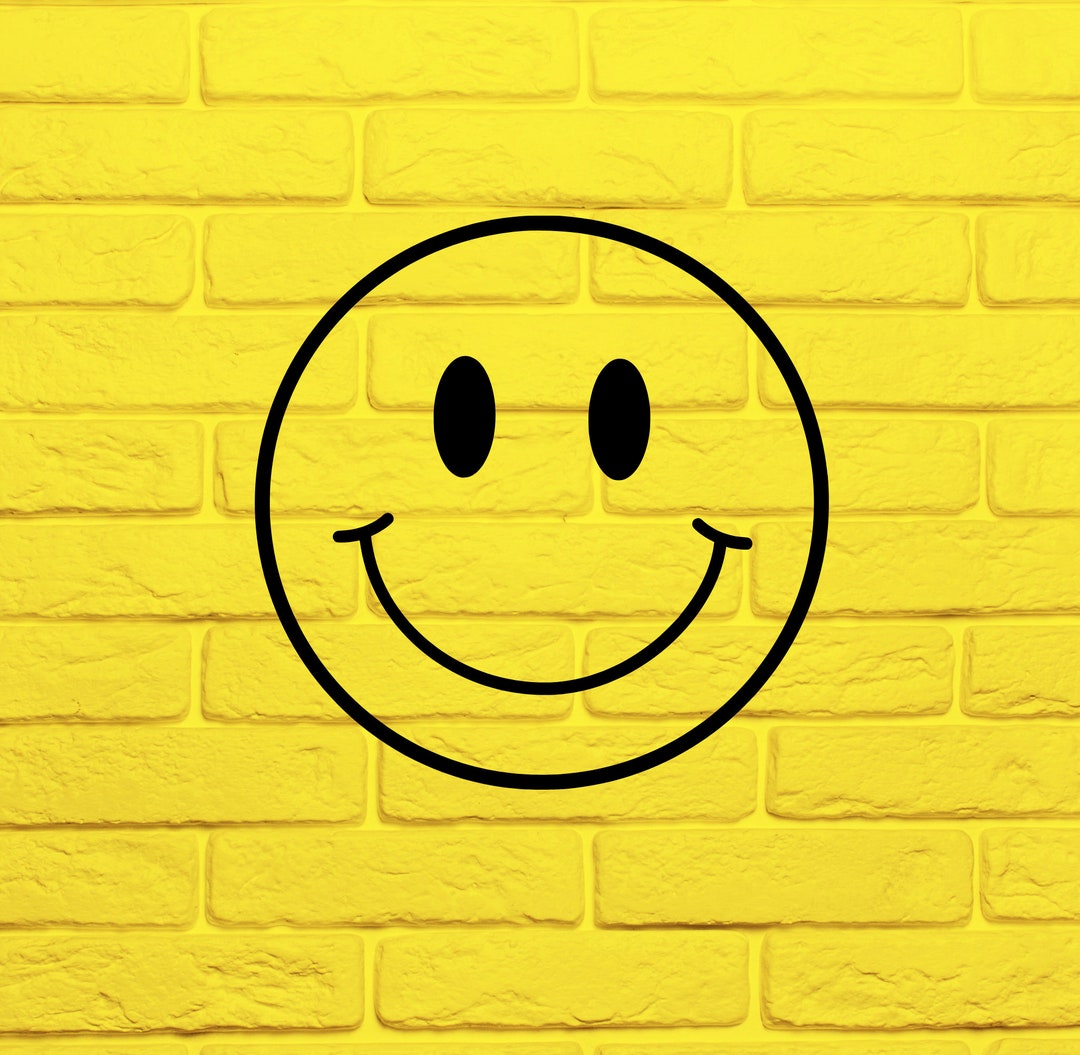 Smiley Face Decal Smiley Face Sticker Car Decal Happy Face Stickers ...