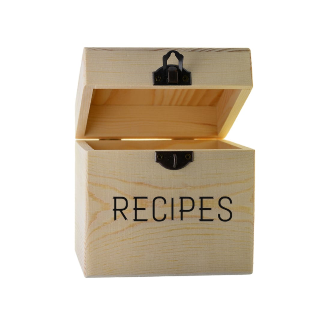 Recipe Decal,recipe Box Decal,recipe Card Box Sticker,recipe Stickers ...