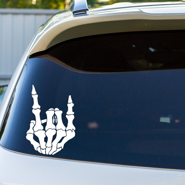Skeleton Hand Decal - Etsy