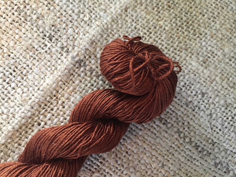 Milk Chocolate Brown Yarn | Cross Stitch Thread | Brown Silk Skein ...