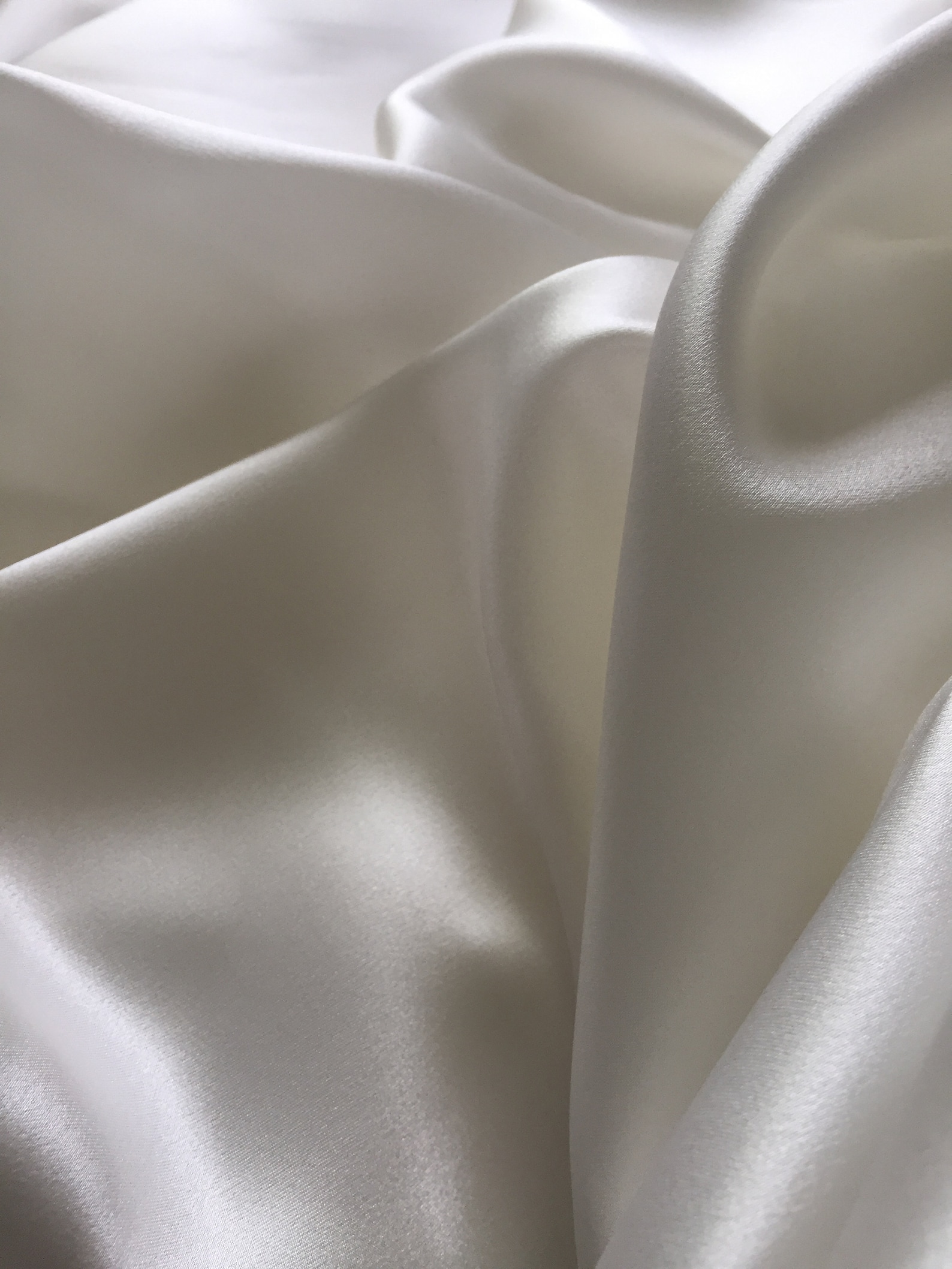 Soie Naturelle Satin Tissu 100% soie de soie non teinte - Etsy France
