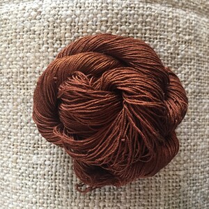 Milk Chocolate Brown Yarn | Cross Stitch Thread | Brown Silk Skein ...