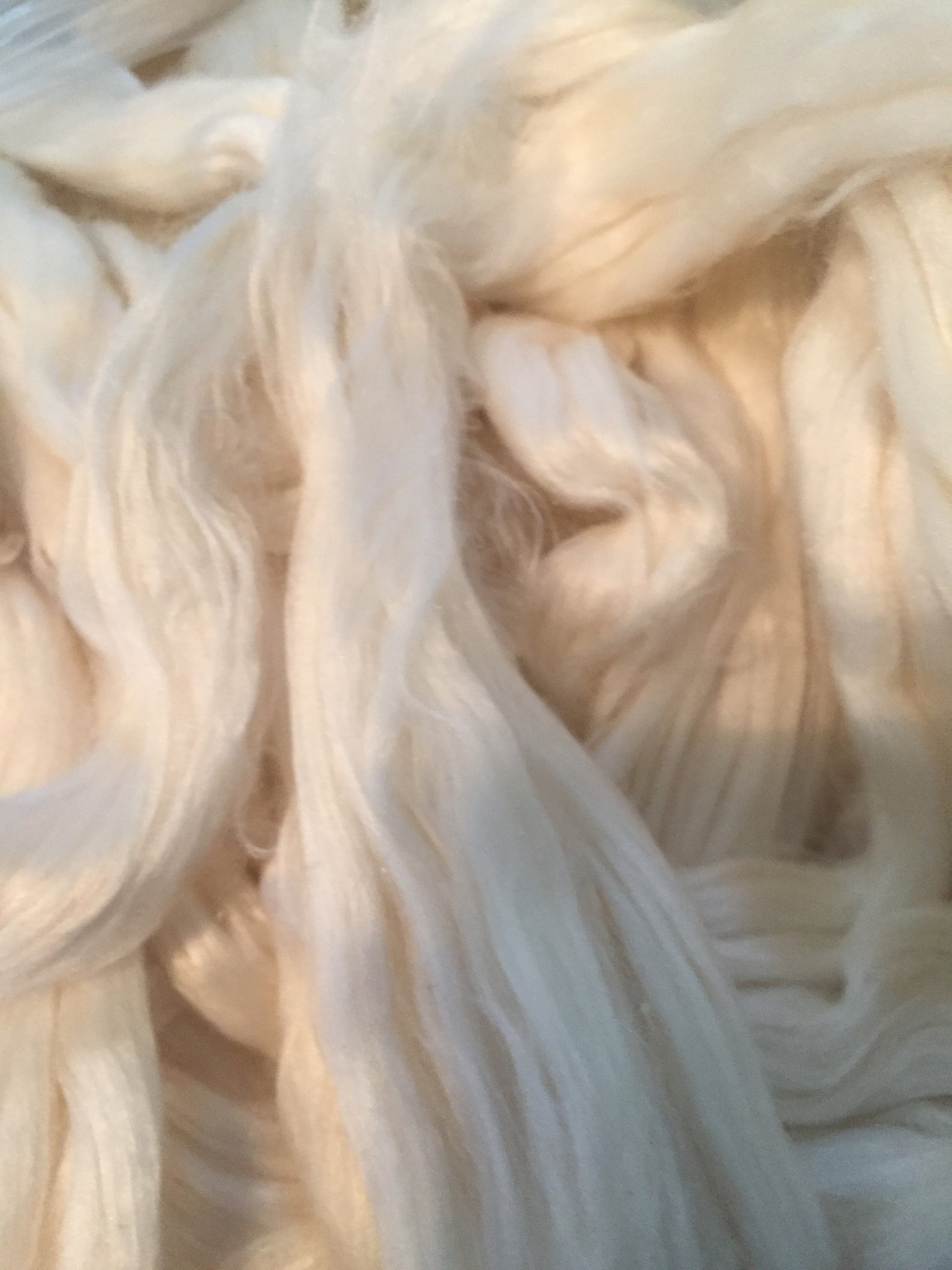 Natural Silk Roving Mulberry Silk Roving Combed Silk Fiber - Etsy