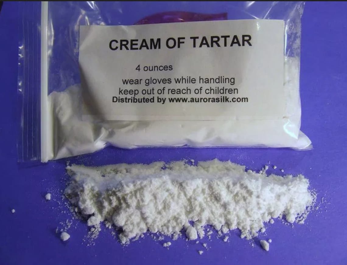 Cream of Tartar Natural Dying Assist Potassium Bitartrate | Etsy