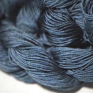 Sky Blue Indigo Dyed Ahimsa Embroidery Yarn | Light Blue Indigo Dyed ...