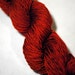 Brilliant Red Silk Skein | Scarlet Yarn Skein | Naturally Dyed Silk ...