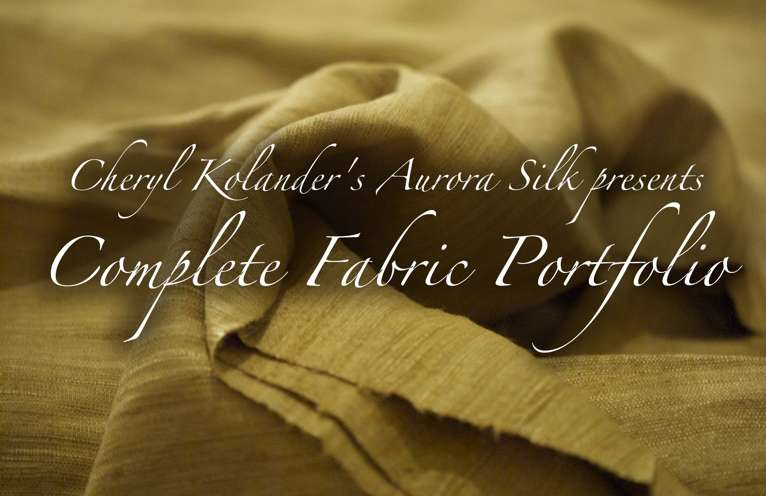 Complete Silk Sample Portfolio - Etsy