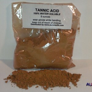 Powdered Tannic Acid | Powdered Tannin | Beige Dye | Fabric Dye ...