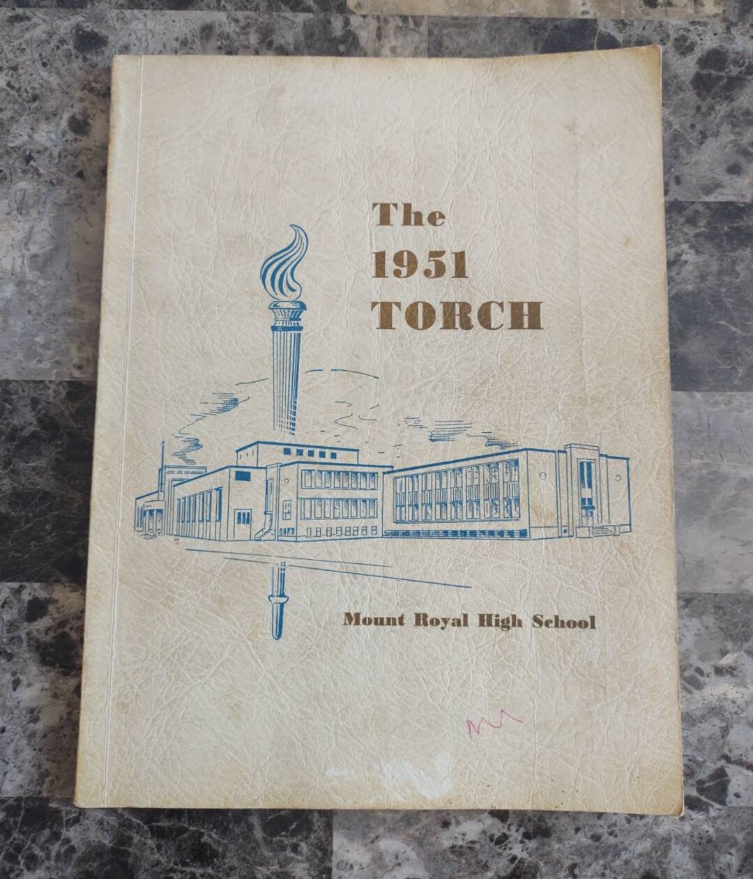 The Torch 1951 Mount Royal High School Yearbook Montreal Canada Vintage ...
