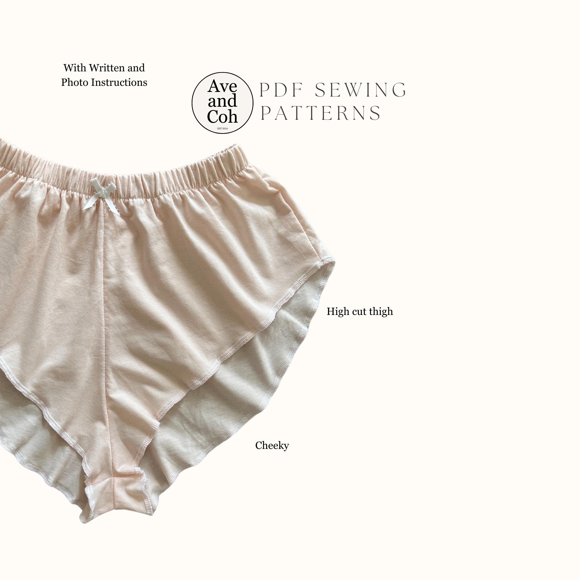 Women's Cheeky PJ Shorts Sewing Pattern - PDF Digital Download Sewing ...