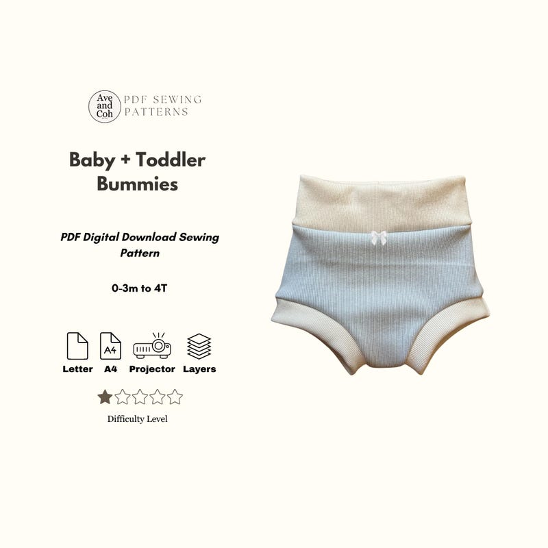 Bummies Sewing Pattern - Etsy