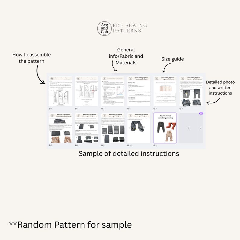 Women's Pj Set PDF Sewing Pattern - Ruffle Bandeau Top and Cheeky ...
