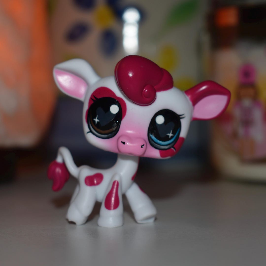 Ooak Lps Eye Repaint - Hand Painted Cow - Etsy