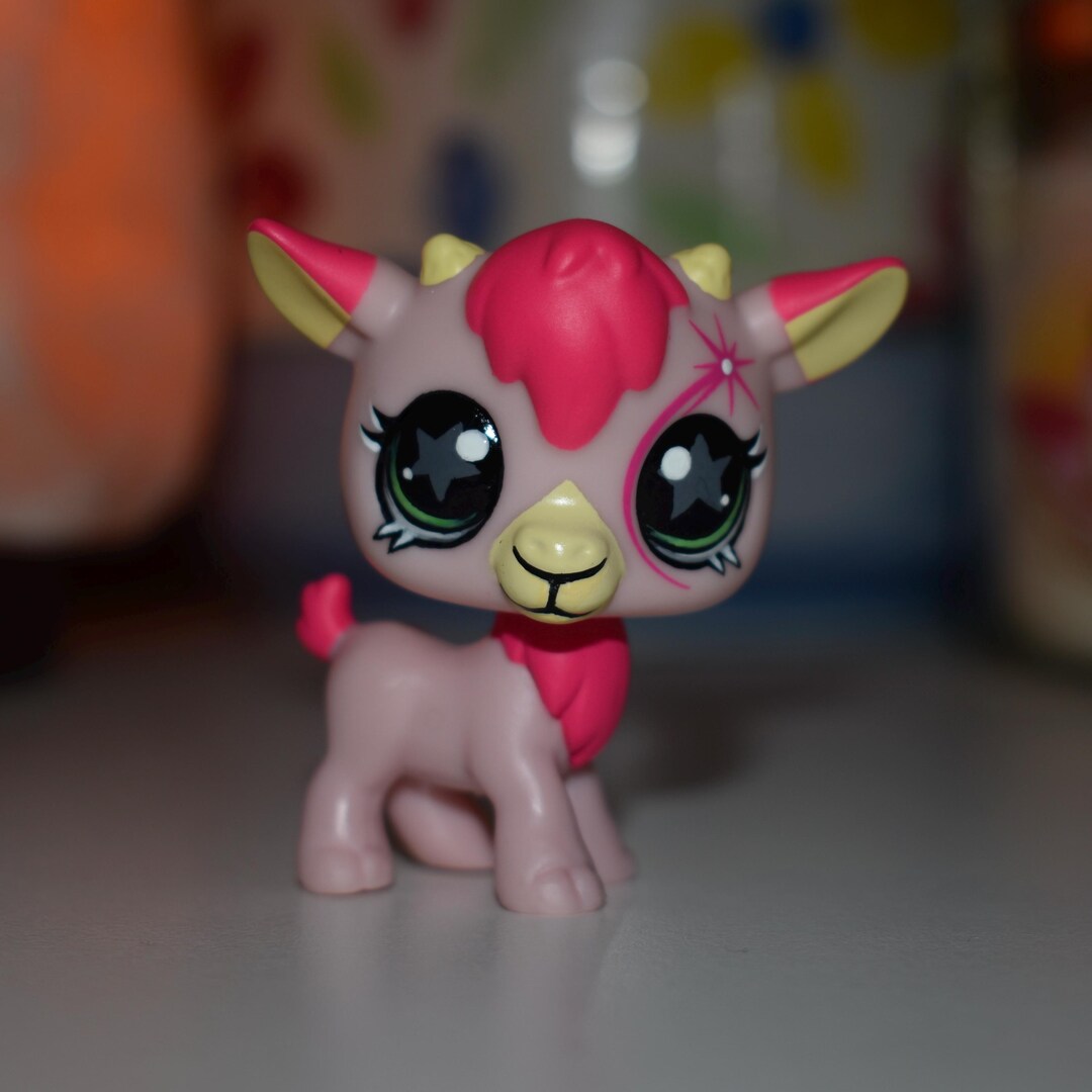 Ooak Lps Eye Repaint Hand Painted Goat - Etsy