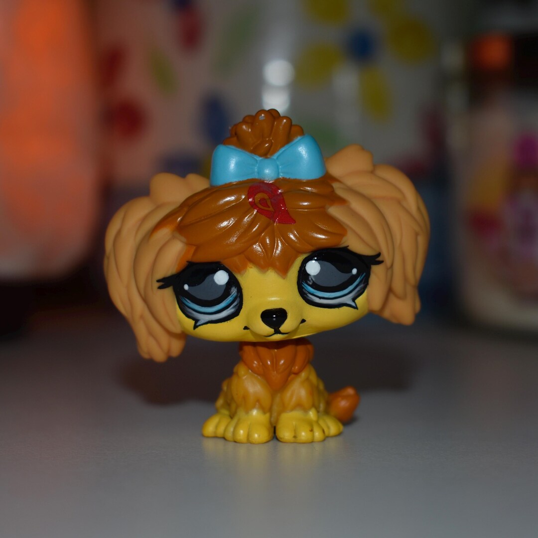 Ooak Lps Eye Repaint Hand Painted Shaggy Dog - Etsy