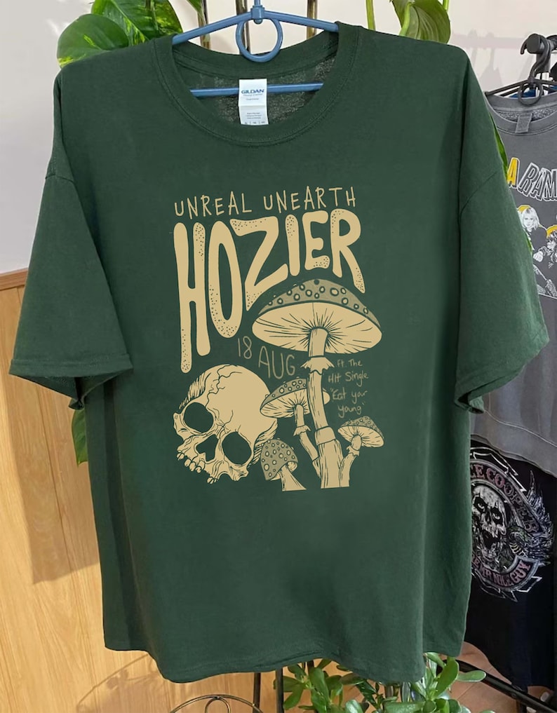 Hozier Unreal Unearth Tour 2024 Shirt, Vintage Hozier Album Graphic ...