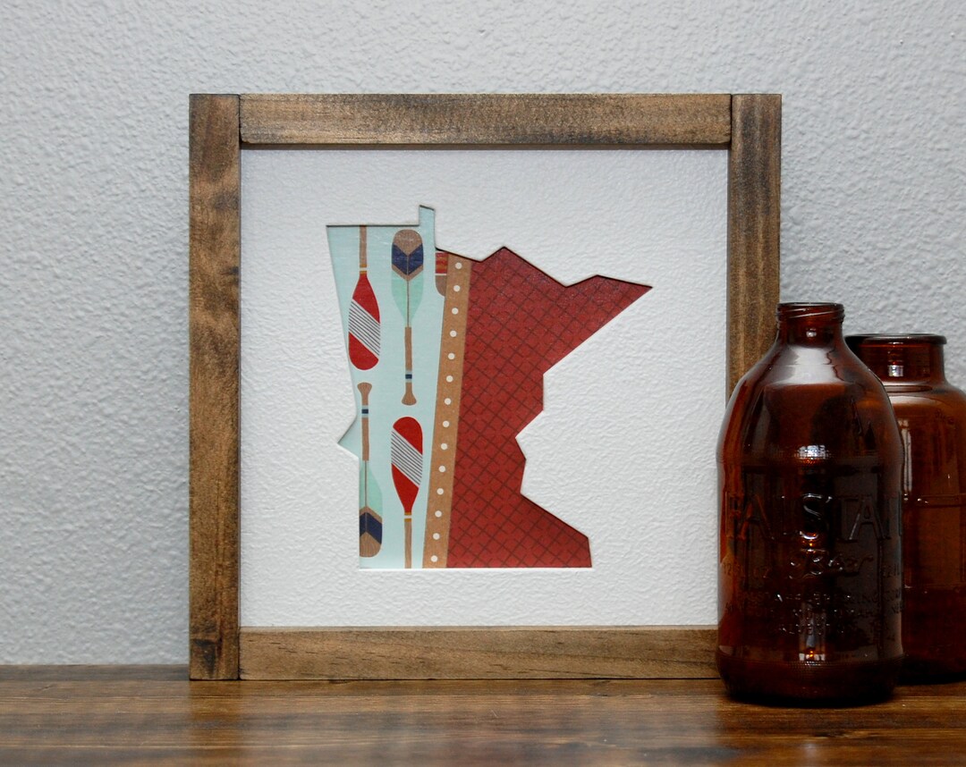 Handcrafted Minnesota Sign - Etsy