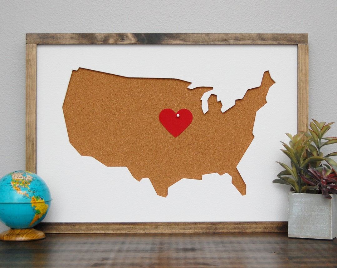 Handcrafted USA Bulletin Board Sign - Etsy