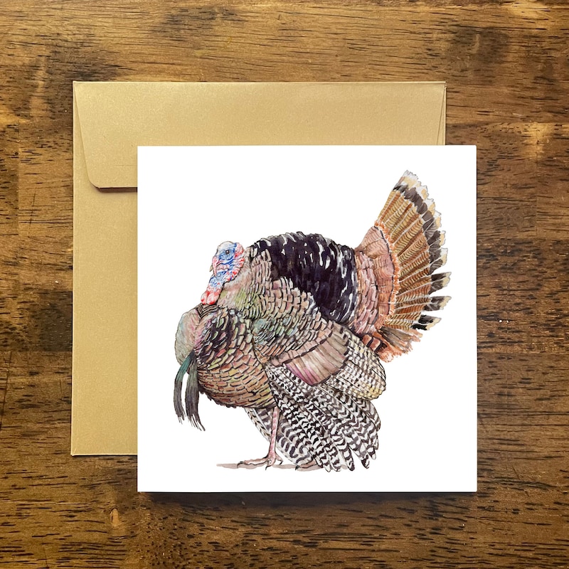 Turkey Card - Etsy