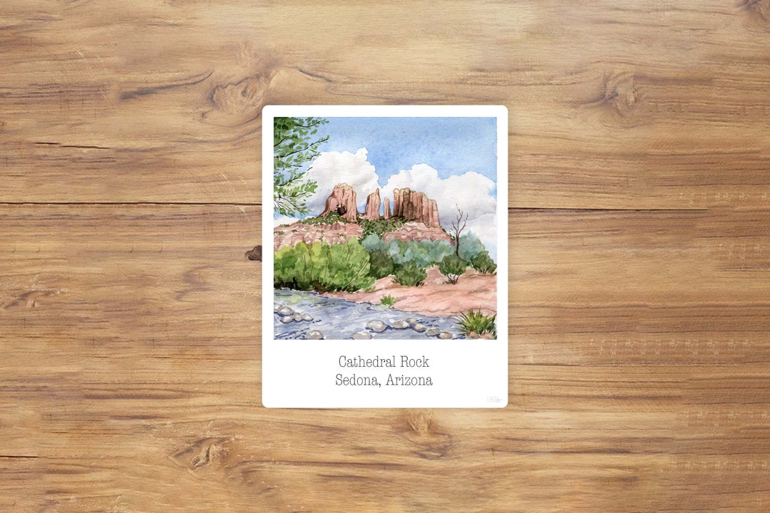Cathedral Rock Sticker: Sedona Sticker Arizona - Etsy