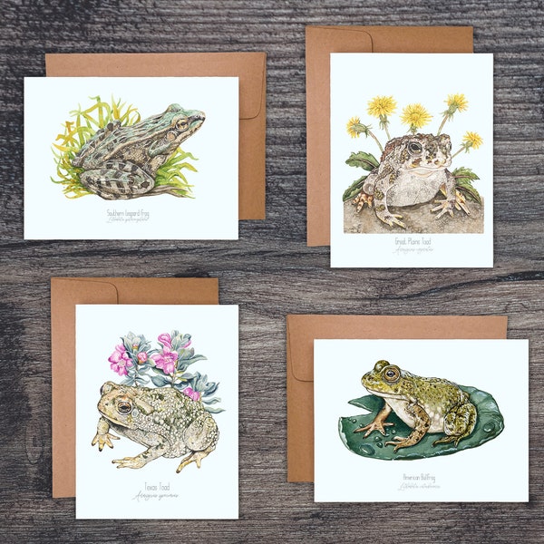 Frog Card - Etsy