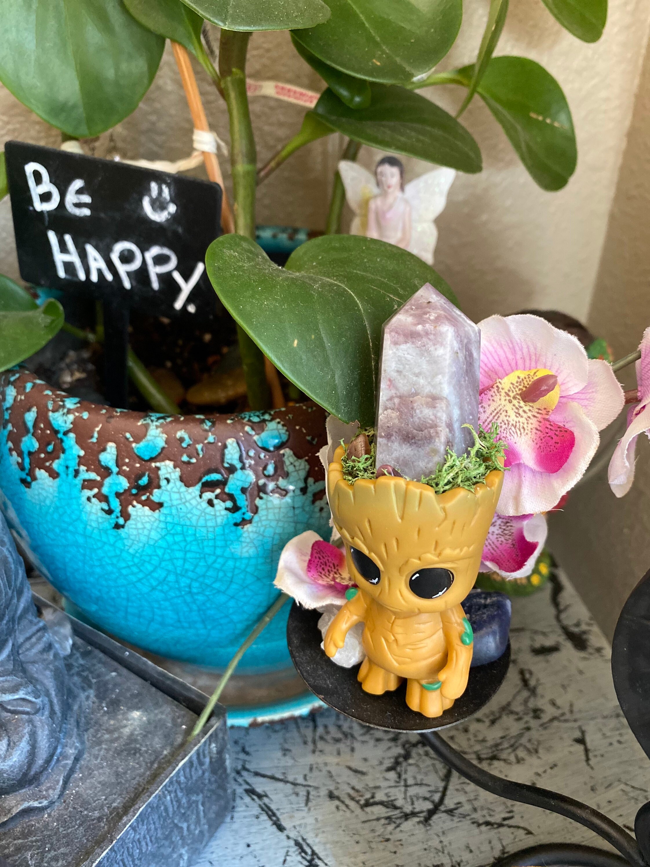 Baby Groot Crystal Guardians of the Galaxy Crystal Healing - Etsy UK