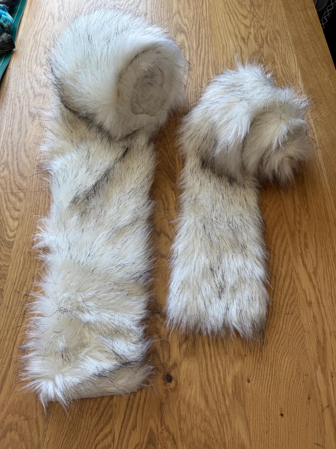 Fur Trim Fabric Wolf craft Project faux Fur Pre Cut by the Yard - Etsy