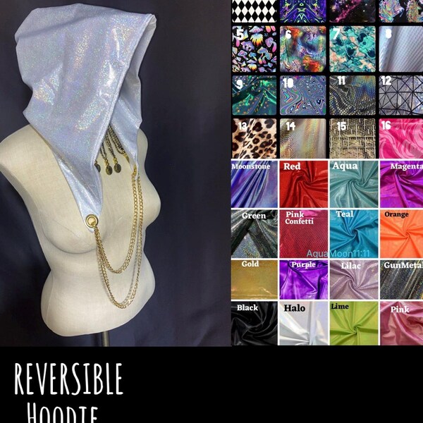 Reversable Rave Hood - Etsy