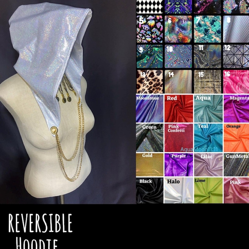 Reversable Rave Hood - Etsy