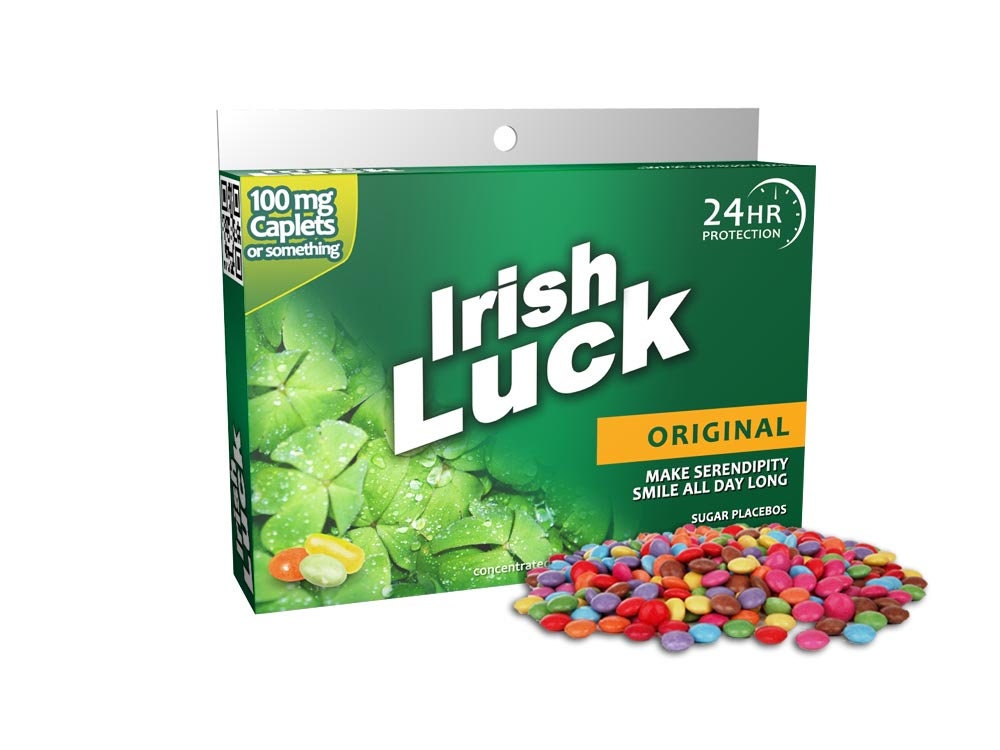 Funny St Patricks Day Gift: Irish Luck Box or Bottle Notre | Etsy