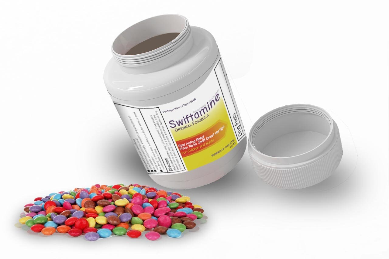 Swiftamine Pill Bottle Label Printable DIY Gag Gift Taylor - Etsy