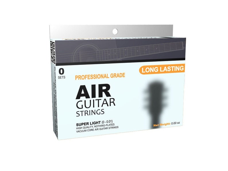 Air Guitar Strings: White Elephant Gift April Fools Gag Gift | Etsy