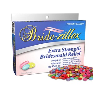 Bridesmaid Gifts: Bridezillex Candy Box, DIY Printable Funny Bridesmaid ...