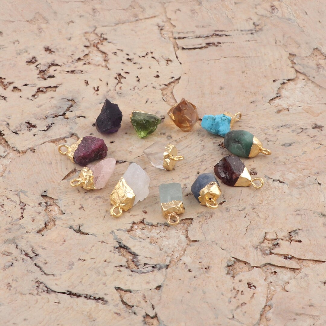Natural Gemstone Pendant ,raw Stone Pendant, Necklace Pendant, Earring ...