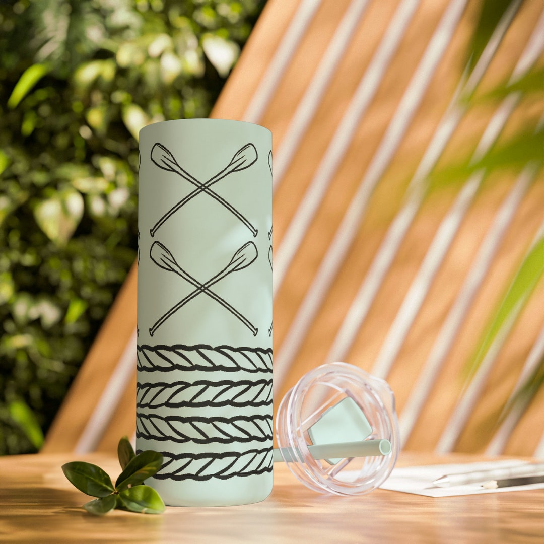 Nautical Crossed Rowing Paddles/oars and Thick Rope, White Background ...