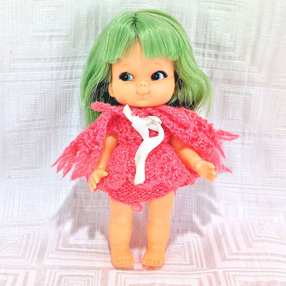 Rare 1960's Shiba Doll With Green Hair + Handmade Outfit - Etsy
