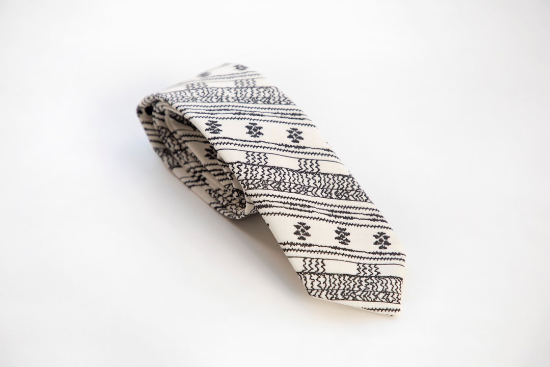 Aztec Borders Necktie - Etsy