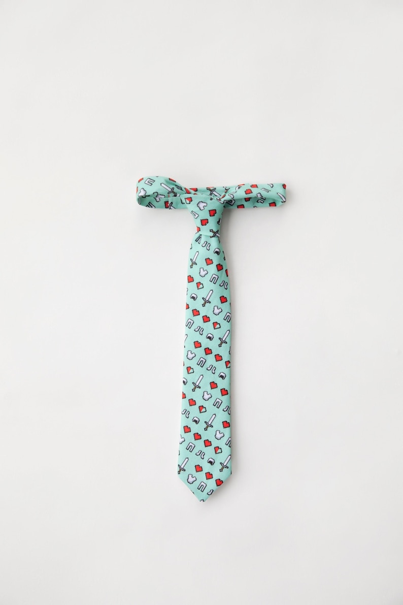 Minecraft Necktie - Etsy