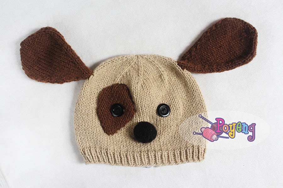 KNITTING PATTERN Puppy Hat Baby Size PDF - Etsy