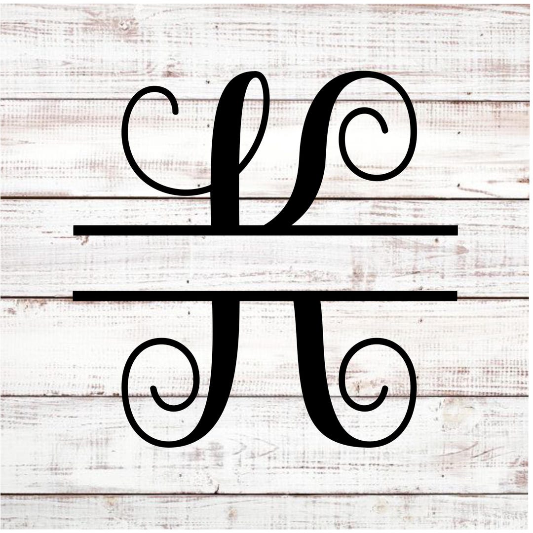 Split Letter Svg - Letter Svg - Alphabet Svg - Svg File - Svg Files ...