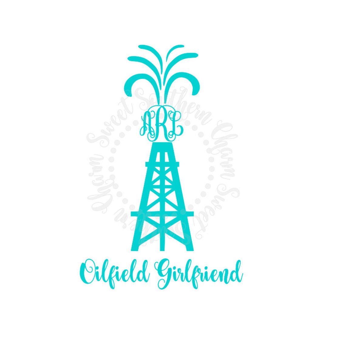 Oilfield Girlfriend Svg Oil Rig Derrick Svg Derrick Svg | Etsy